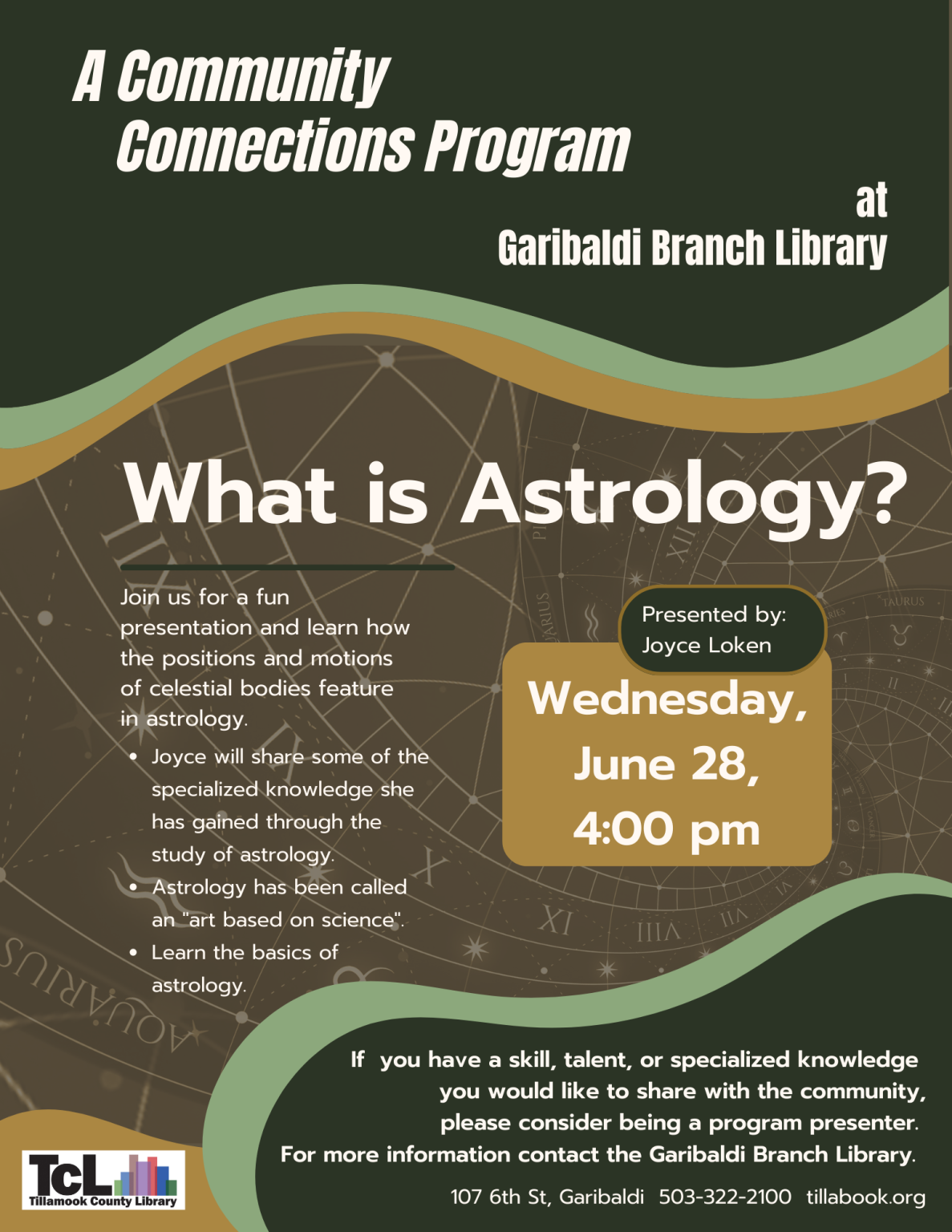 Community Connection Program: What is Astrology? – Manzanita Oregon ...
