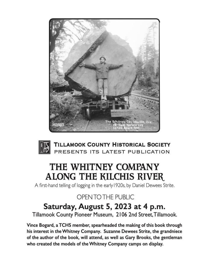 The Whitney Company Along the Kilchis River Book Launch – Manzanita ...