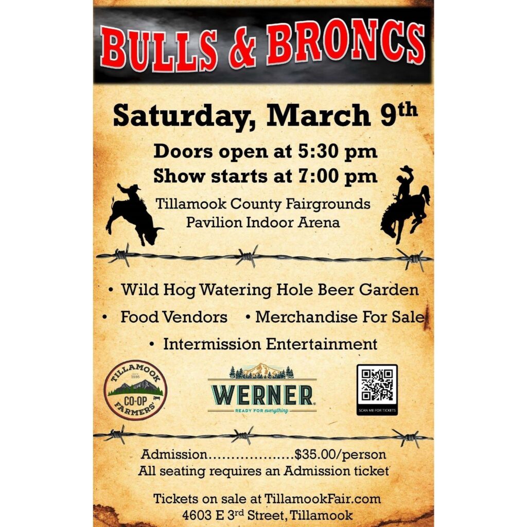 Bulls & Broncs – Manzanita Oregon Visitor Center